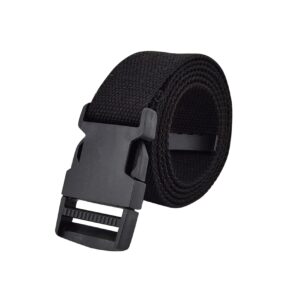 aibearty canvas web buckle belt adjustable buckle long waistband for women men teens