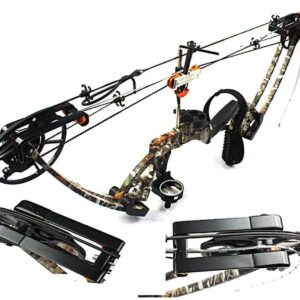 Zerone Metal Portable Outdoor Compound Bow Press, Universal Composite Bow Press Quad Limbs Bracket Package Bundle Tuning Hunting Shooting Outdoor