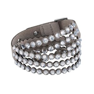 swarovski crystal power collection bracelet in clear