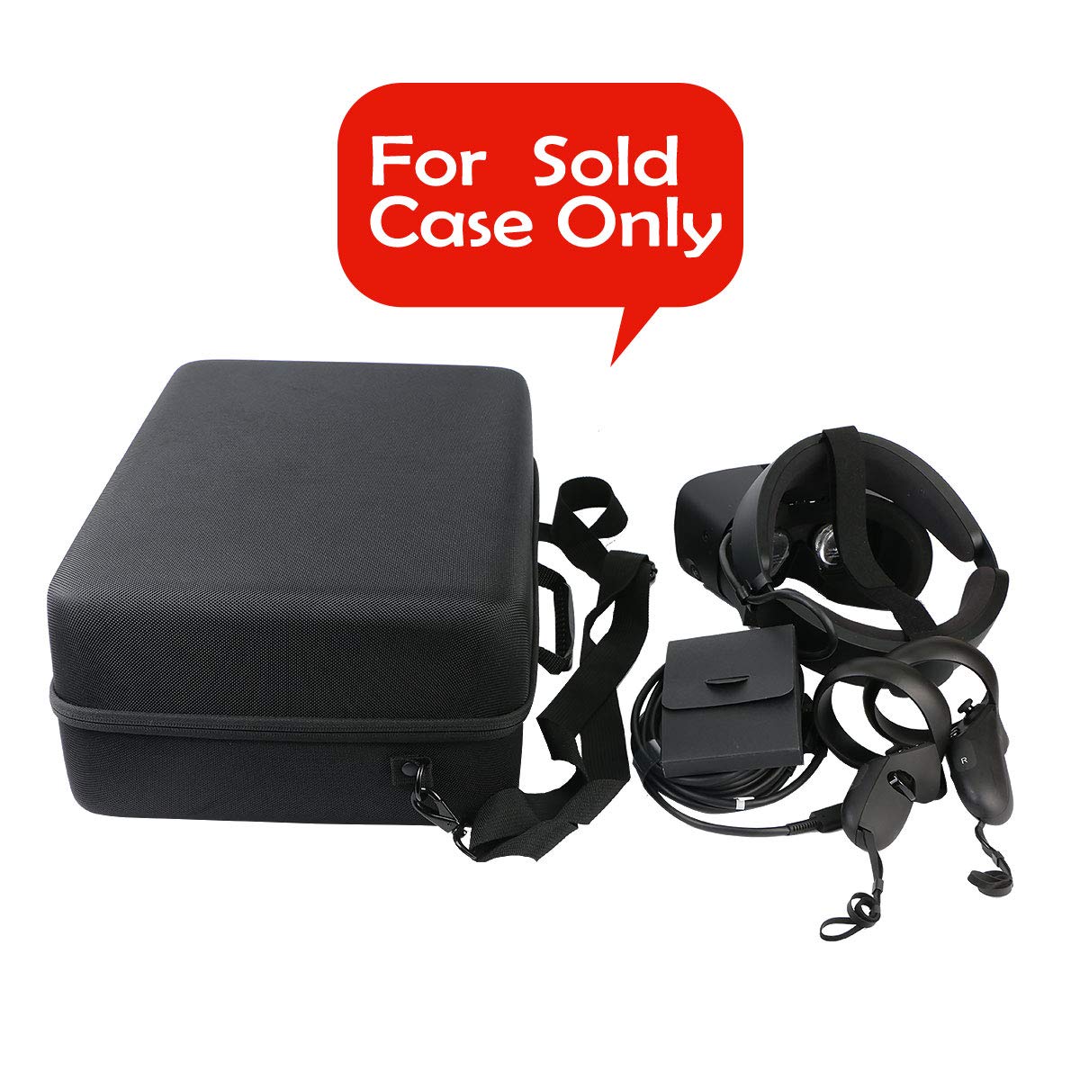 Khanka Hard Travel Case Replacement for Oculus Rift S PC-Powered VR Gaming Headset