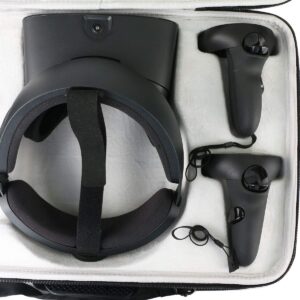 Khanka Hard Travel Case Replacement for Oculus Rift S PC-Powered VR Gaming Headset