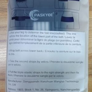 Paskyee Si Belt for Women and Men - Stabilizing Si Brace Alleviates Inflammation Pelvic Belt - Anti-Slip Si Joint Belt - Trochanter Sacroiliac Support Belt