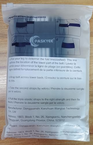 Paskyee Si Belt for Women and Men - Stabilizing Si Brace Alleviates Inflammation Pelvic Belt - Anti-Slip Si Joint Belt - Trochanter Sacroiliac Support Belt