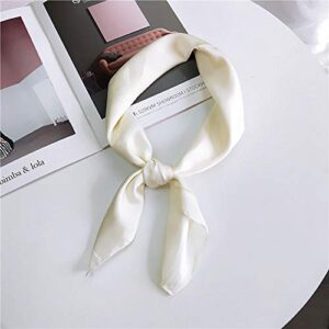 Glamorstar Satin Neck Scarf 6 Packs Square Handkerchief for Women (set of 6)