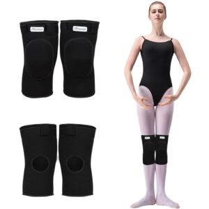 bezioner knee pads volleyball,thick sponge anti-slip,dance knee pads for women yoga basketball football youth girls black s