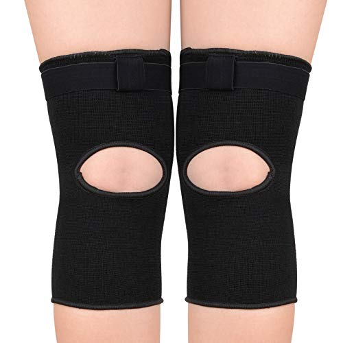 Bezioner Knee Pads Volleyball,Thick Sponge Anti-Slip,Dance Knee Pads for Women Yoga Basketball Football Youth Girls Black S