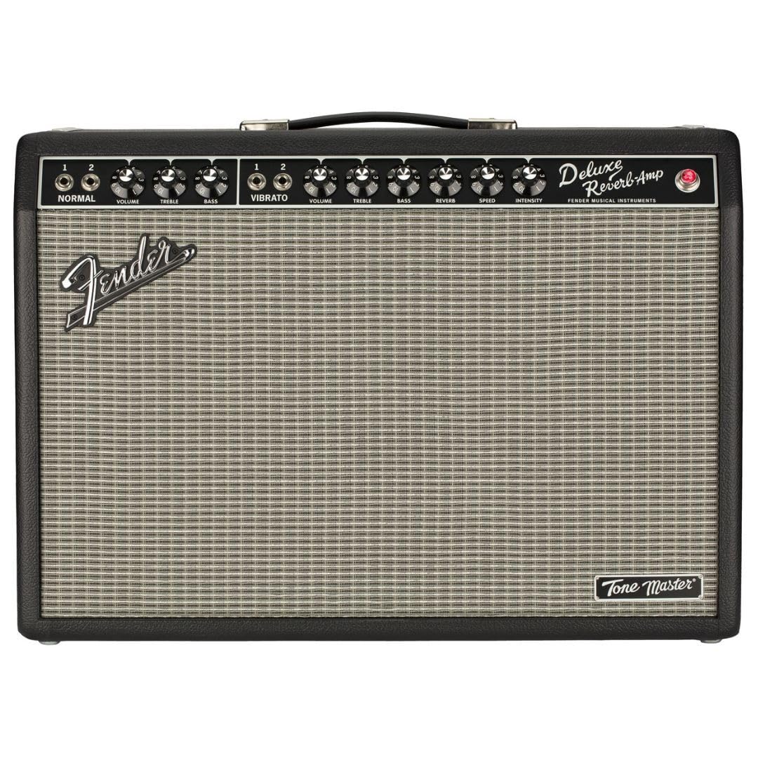 Fender Tone Master Deluxe Reverb Guitar Amplifier, Black, with 2-Year Warranty