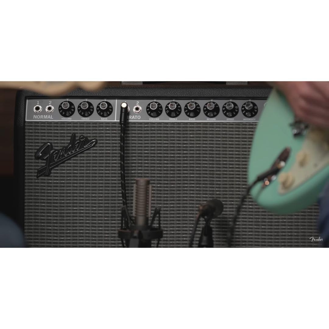 Fender Tone Master Deluxe Reverb Guitar Amplifier, Black, with 2-Year Warranty