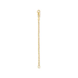 ross-simons 1.8mm 14kt yellow gold cable-chain necklace extender