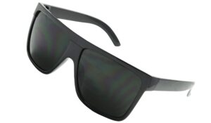 shadyveu oversized super dark lens square sunglasses flat top large black out shades for migraines, light sensitivity