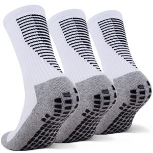 jhm grip non slip socks, anti slip non slip,non skid slipper hospital,sport,athletic socks for men and women for us shoe sizes 6-12