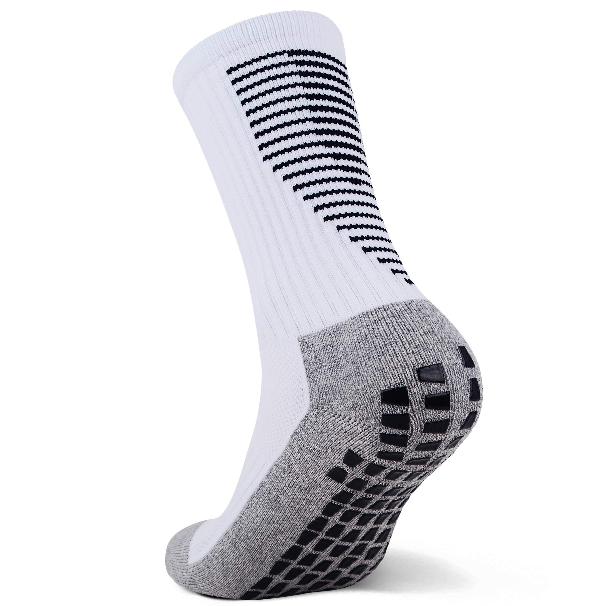 JHM Grip non slip socks, Anti Slip Non Slip,Non Skid Slipper Hospital,Sport,Athletic Socks for Men and Women for US shoe sizes 6-12