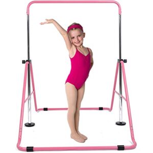 dobests gymnastics bar, kids folding horizontal bar, adjustable height gymnastic horizontal bars, gymnastictraining equipment for home gym indoor garden outdoor