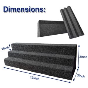 WENGWEI 16 PACK Studios or Home Theater Column Acoustic Wedge Studio Foam Corner Block Finish Corner Wall