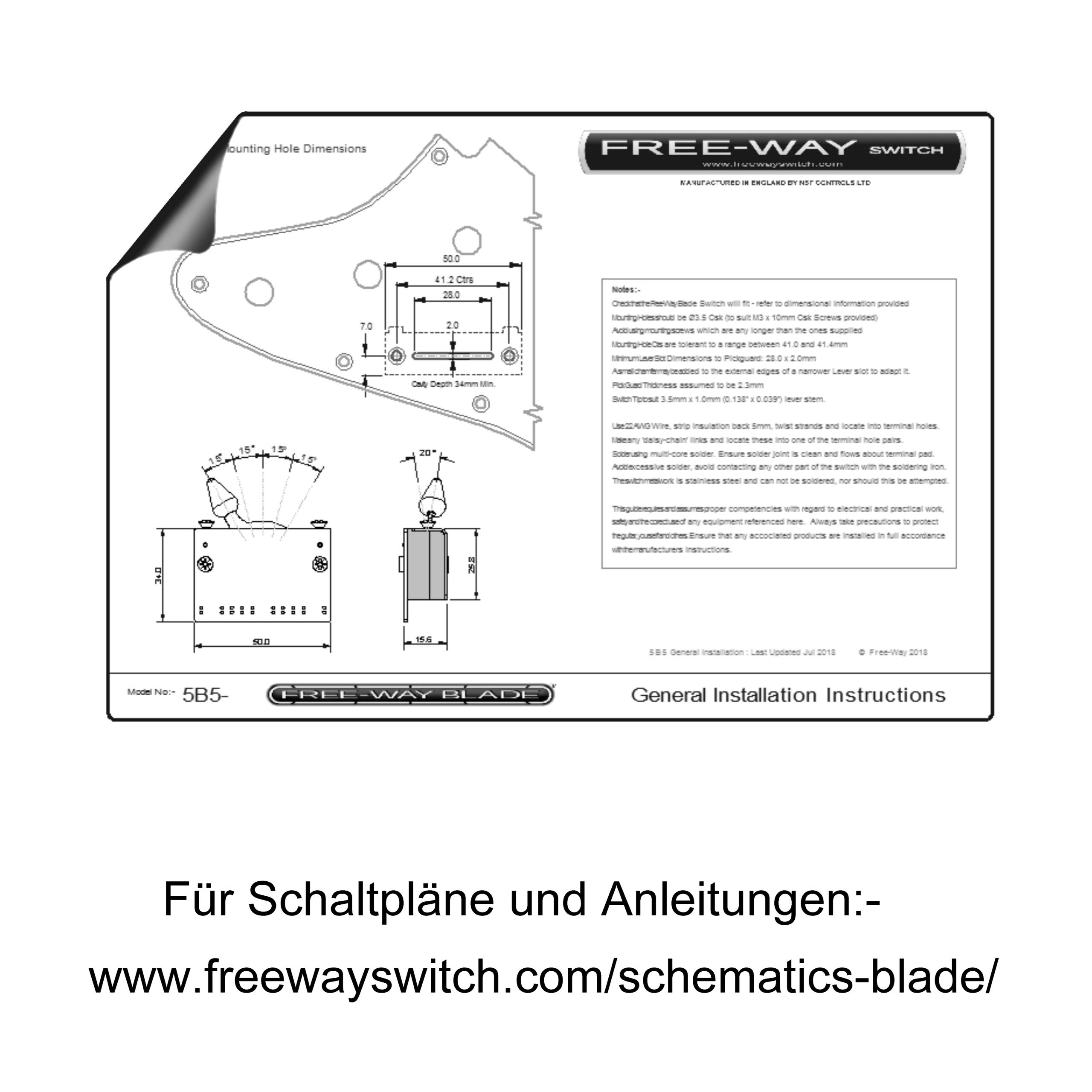 Free-Way Switch Free-Way Blade Switch (5B5-01-BWT)