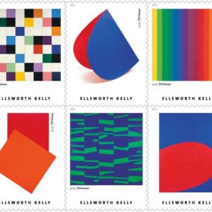 Ellsworth Kelly Artist Pane of 20 US First Class Forever Postage Stamps Scott 5391a (20 Stamps)