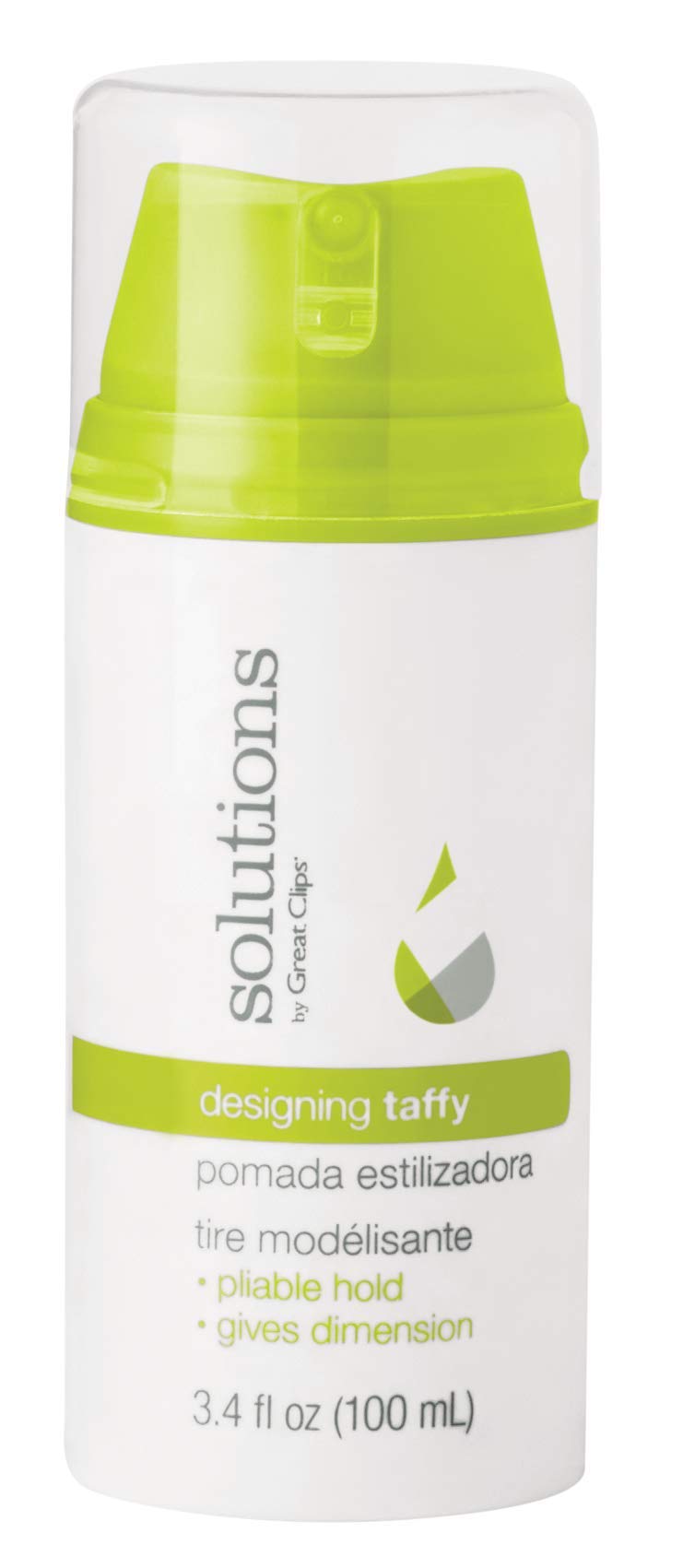 GREAT CLIPS Solutions Designing Taffy 3.4oz | Styling Cream | Pliable Hold with High Shine | Works in Dry or Wet Hair