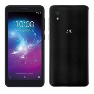 zte blade a3 lite (16gb) 5.0" 18:9 display, 8mp camera, quad-core, android 9.0 go, us + latin 4g lte gsm unlocked smartphone - international version (black)