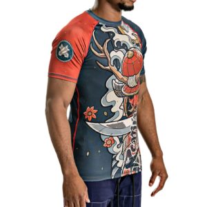 Ronin Brand Oni Bushi Rash Guard (Med) Red