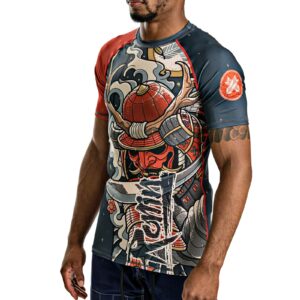 Ronin Brand Oni Bushi Rash Guard (Med) Red