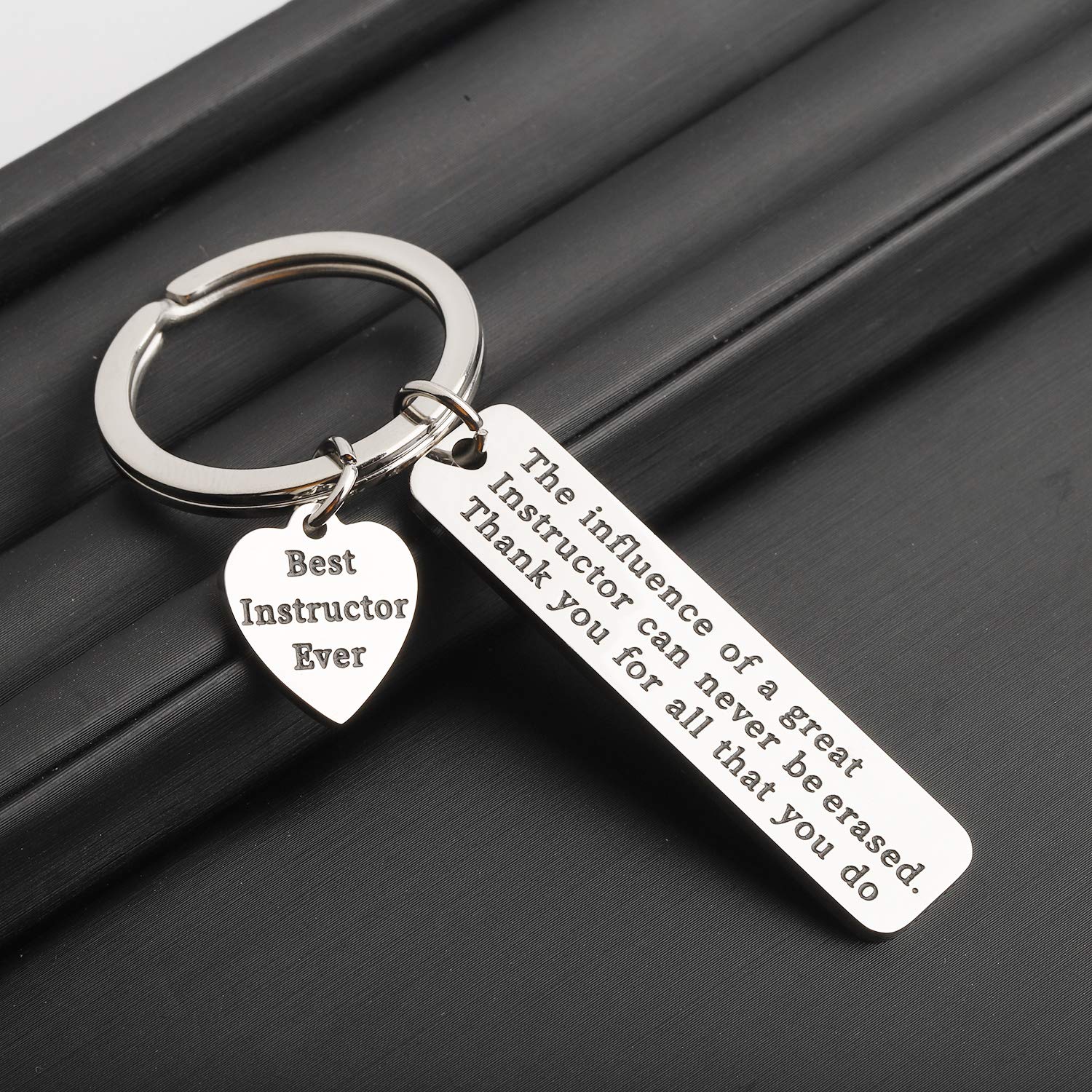 TGBJE Nursing Instructor Gift Clinical Instructor Gift The Influence of A Great Instructor Can Never Be Erased Thank You Gift (Instructor Keychain)