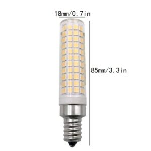 Lxcom Lighting 15W E12 LED Mini Corn Bulb Dimmable 2 Pack- 136 2835 SMD Candelabra LED Lamp 120 Watt Equivalent 1500LM Warm White 3000K Chandelier Decorative Candle Light Bulbs for Home Light