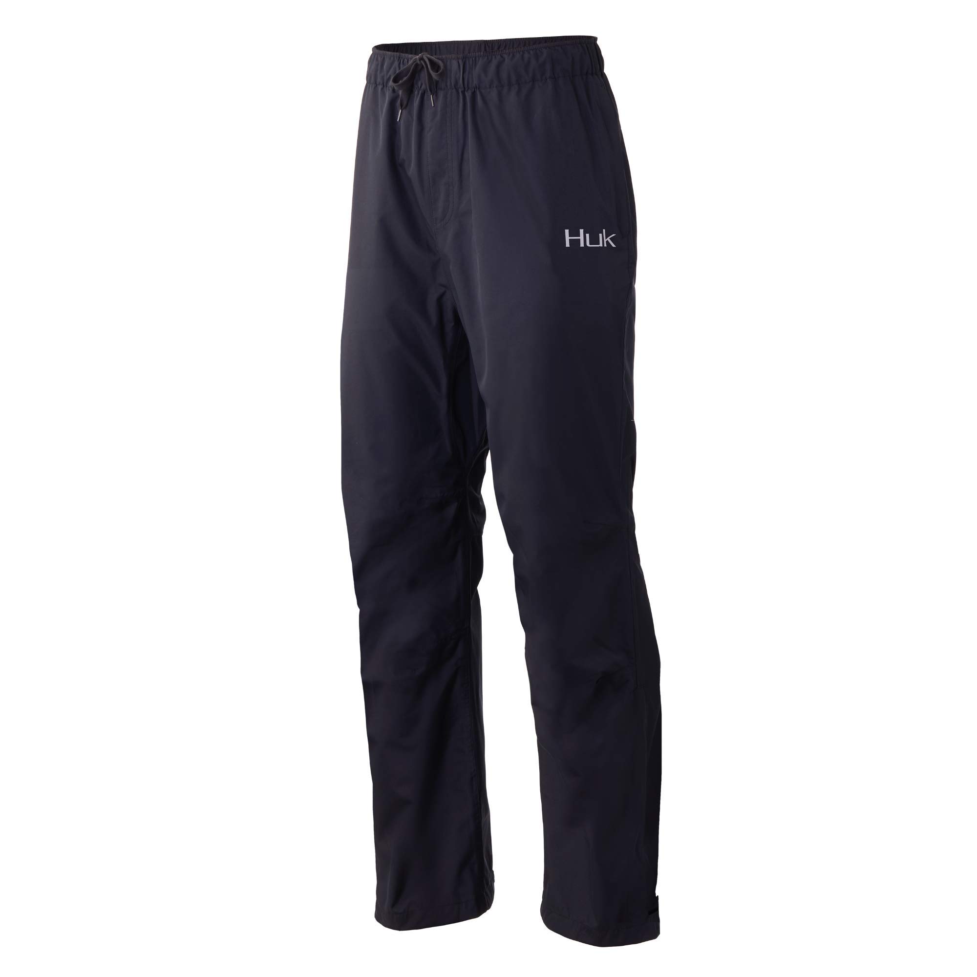 Huk Men's Gunwale Water Proof & Wind Resistant Rain Pant, Black, X-Large