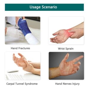 Finger Training Board for Prevent Flexion Contractures & Deformity - Finger Orthotics for Stroke,Hemiplegia & Traumatic Brain Injury,LeftHand