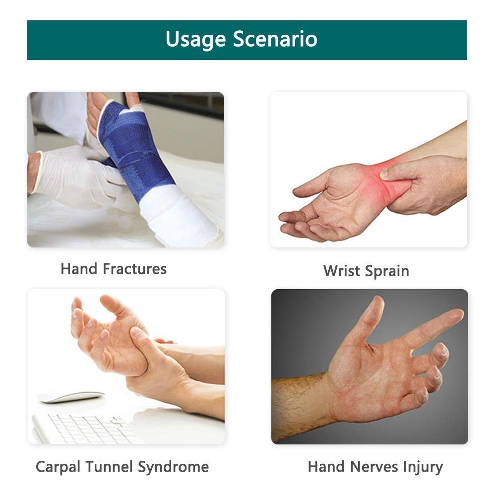 Finger Training Board for Prevent Flexion Contractures & Deformity - Finger Orthotics for Stroke,Hemiplegia & Traumatic Brain Injury,LeftHand