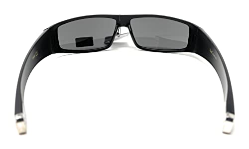 Locs - Flat Top Wrap OG Gangsta Hardcore Locs Sunglasses (Matte Black), unisex-adult