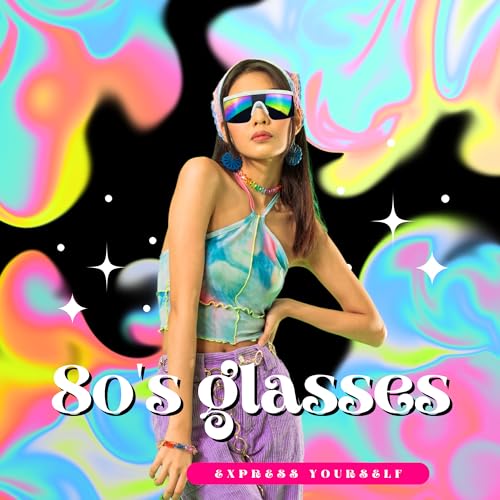 ShadyVEU Semi Rimless Neon Rainbow Sunglasses Mirrored Lens UV Protection 80s Retro Rave Shades Crooked ZigZag Bolt Arm (White w/Pink Nose Pad/Rainbow Mirrored Lens)