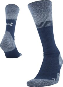 under armour unrivaled 3.0 crew socks, 1-pair, academy blue, shoe size: mens 12-16