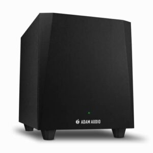 adam audio t10s studio subwoofer for recording, mixing and mastering, studio quality sound (single)