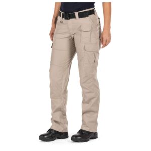 5.11 Tactical Women's ABR Pro Cargo Pant, FlexLite Stretch Ripstop, Comfort Waist, Style 64445, Khaki, 16L