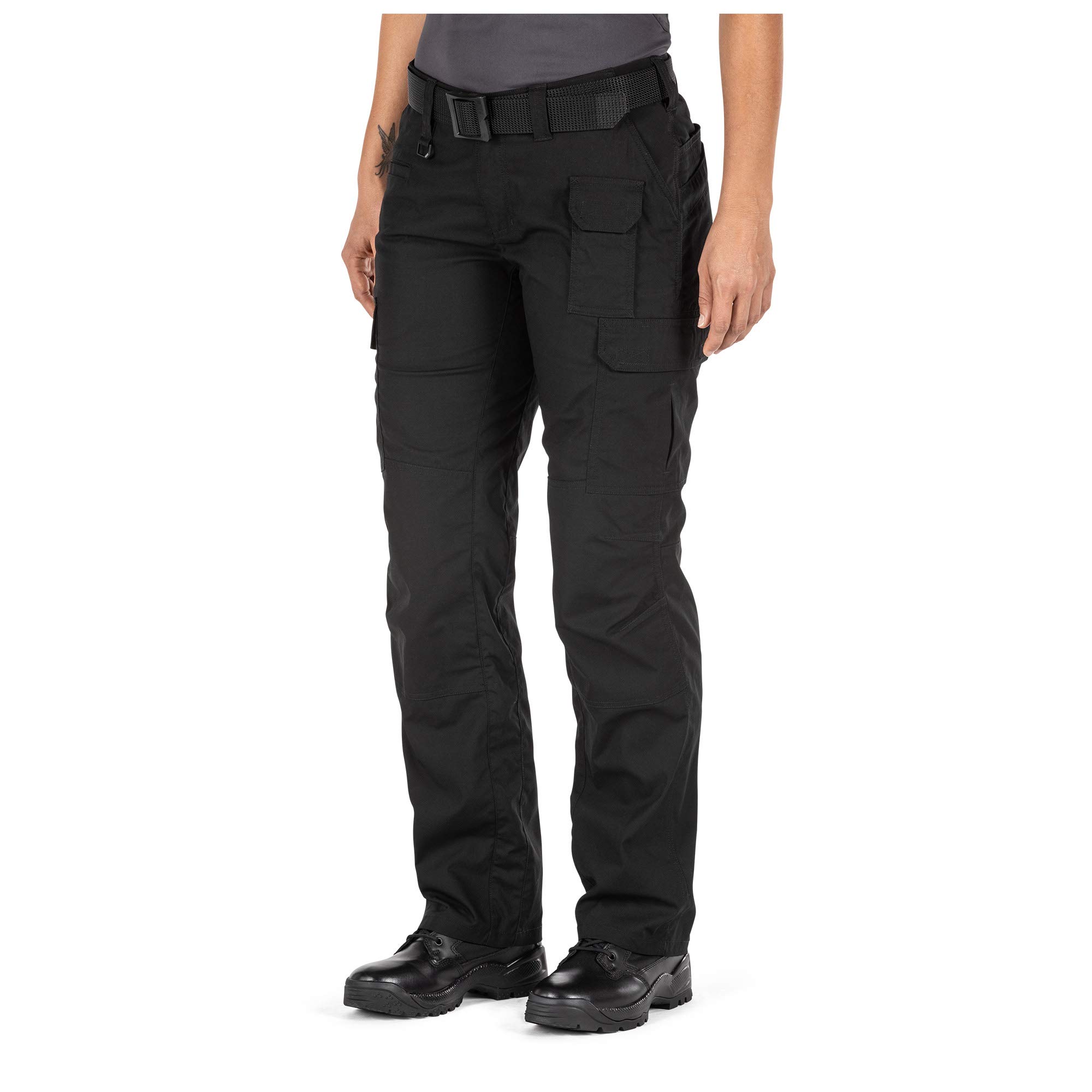 5.11 Tactical Women's ABR Pro Cargo Pant, FlexLite Stretch Ripstop, Comfort Waist, Style 64445, Black, 14L