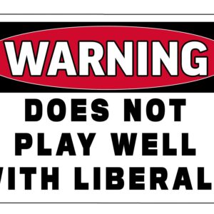 Rogue River Tactical Warning Does Not Play Well with Liberals Gun Cleaning Mat Bench Pad Gift for Gun Owner Conservative or Republican Gift