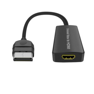 zuzong original xbox to hdmi converter, hdmi 1080p/720p output, compatible with original xbox