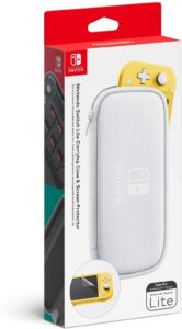 nintendo switch lite carry case + screen protector