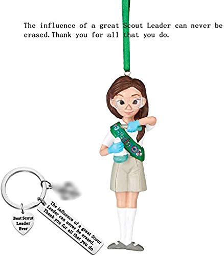 TGBJE Scout Leader Gift Troop Leader Gift Thank You for All That You Do Leader Appreciation Gift Leader Gifts (Leader Keychain)