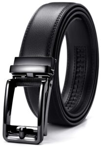 chaoren ratchet belt - mens dress belt 1 3/8" comfort click - perfect companion to men's oxfords