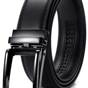 CHAOREN Ratchet Belt - Mens Dress Belt 1 3/8" Comfort Click - Perfect Companion to Men's Oxfords