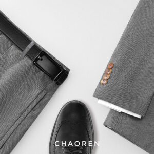 CHAOREN Ratchet Belt - Mens Dress Belt 1 3/8" Comfort Click - Perfect Companion to Men's Oxfords