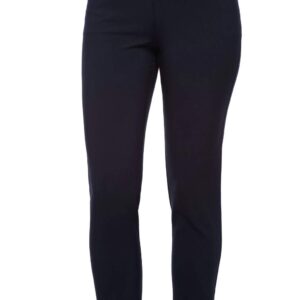 IBKUL Women's UPF 50+ Cooling Stain Resistant Ankle Pants - 72000 Navy Solid 10