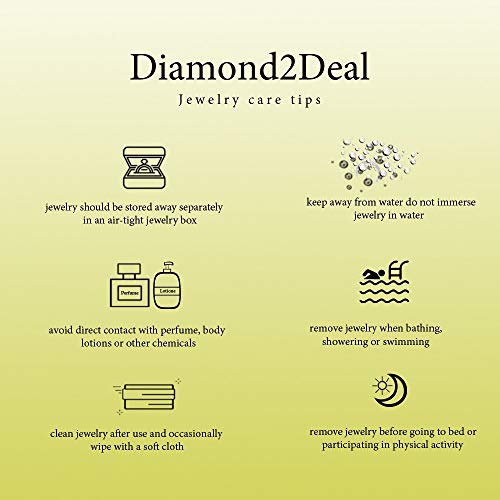 Diamond2Deal 14k Yellow Gold Tri-Color Contemporary Flat Top Band Ring Fine Jewelry for Women