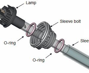 LSE Lighting 2 UV Lamps for Trojan Max C/D/D4 602805 | Performance Series UV Lamps | UV Light Bulbs | Trojan and Viqua UV replacements