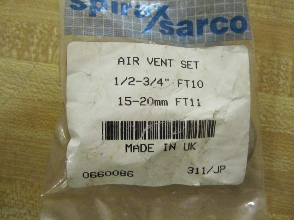 Spirax Sarco 0660086 Air Vent Set FT11 FT10