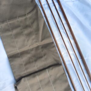 Bamboo Fly Rod Blank 8'0" for #6 Line Wt,3 Piece with 2 Tips.