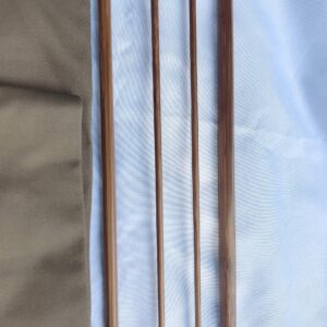 Bamboo Fly Rod Blank 8'0" for #6 Line Wt,3 Piece with 2 Tips.