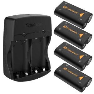 smatree 4x2600mah rechargeable battery pack compatible with series x|s/xbox one/xbox one s/xbox one x/xbox one elite controller(4 pack)