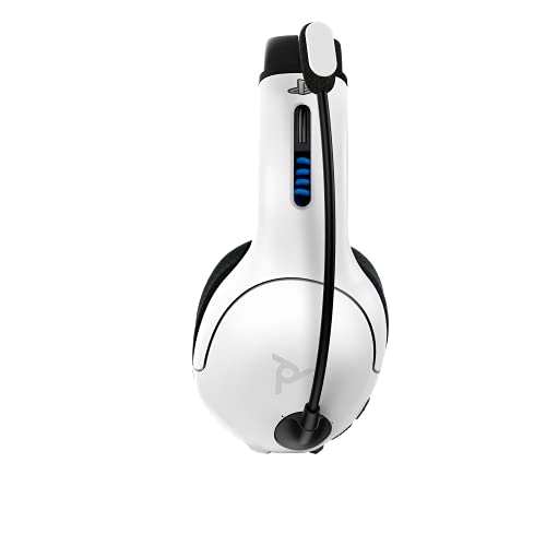 PDP LVL50 Wireless Stereo Headset with Noise Cancelling Microphone: White - PS5/PS4